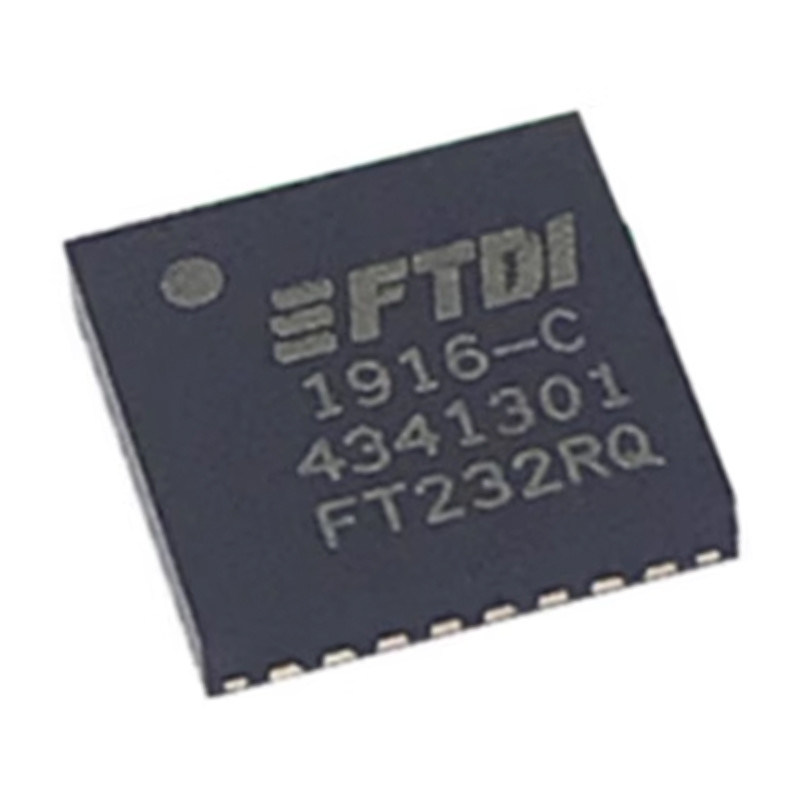 FTDI FT232RQ-REEL QFN-32 อินเทอร์เฟซ USB Ic I2C รองรับโปรโตคอล SPI UART