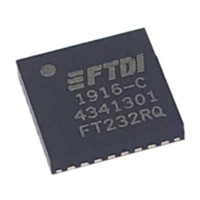 FTDI FT232RQ-REEL QFN-32 อินเทอร์เฟซ USB Ic I2C รองรับโปรโตคอล SPI UART